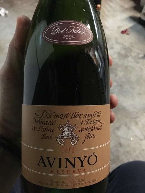 NV Avinyó Cava Brut Nature Reserva, Spain, Cava - CellarTracker