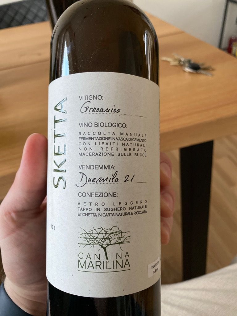 2022 Cantina Marilina Grecanico Sketta, Italy, Sicily, Terre Siciliane ...