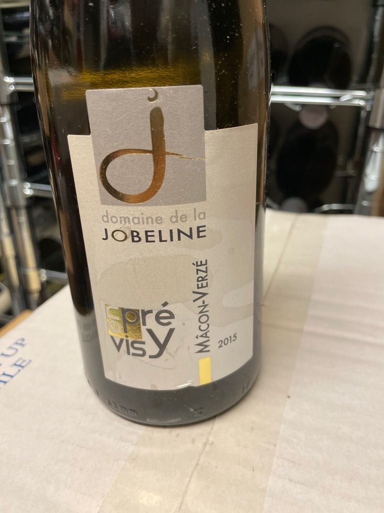 2015 Domaine de la Jobeline Mâcon-Verzé En Previsy, France, Burgundy ...