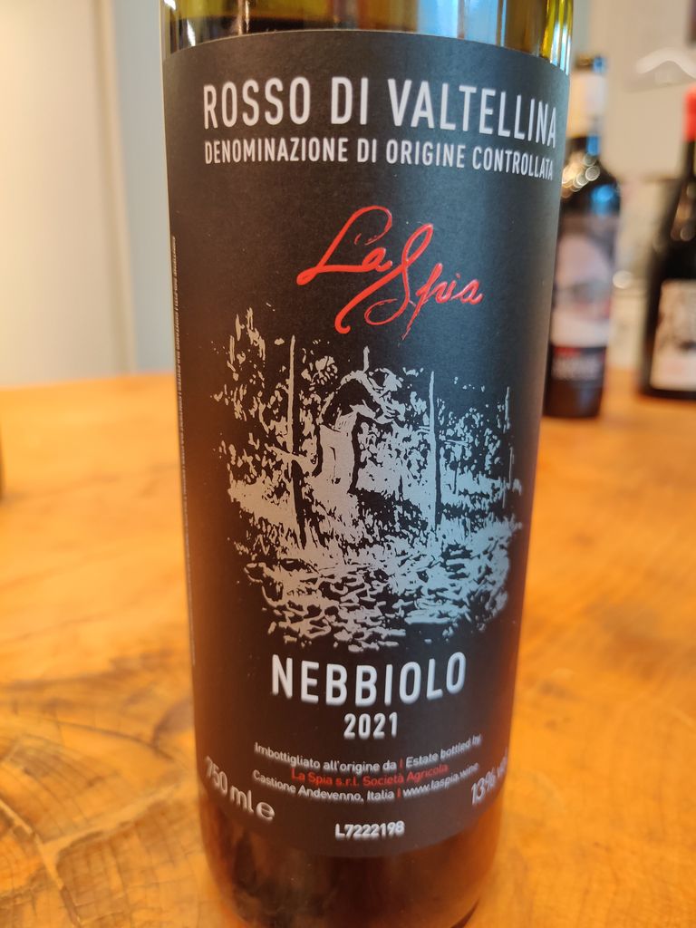 2017 La Spia Rosso di Valetellina, Italy, Lombardia, Valtellina, Rosso ...