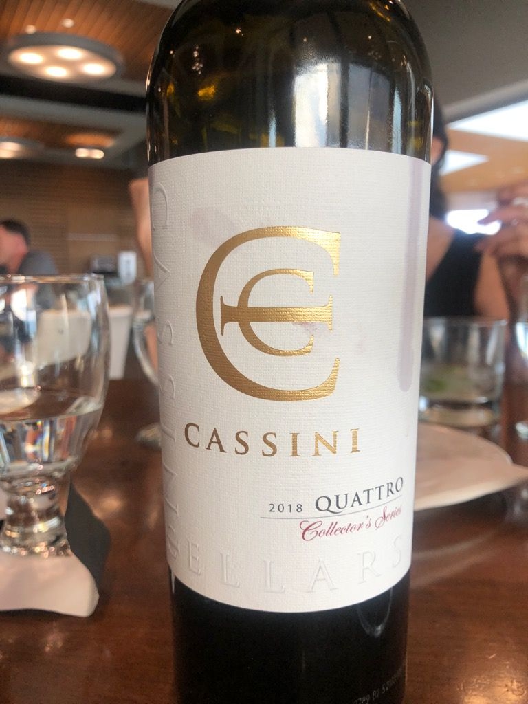 2019 Cassini Cellars Quattro Collector's Series, Canada, British Columbia, Okanagan Valley ...