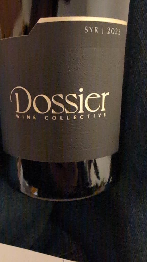 2023 Dossier Wine Collective Syrah Black Label, USA, Washington ...