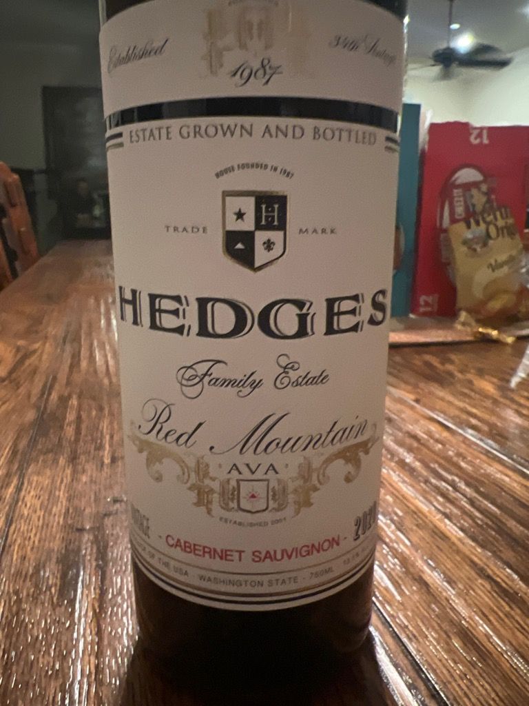 2021 Hedges Family Estate Cabernet Sauvignon Limited South Block Hedges ...