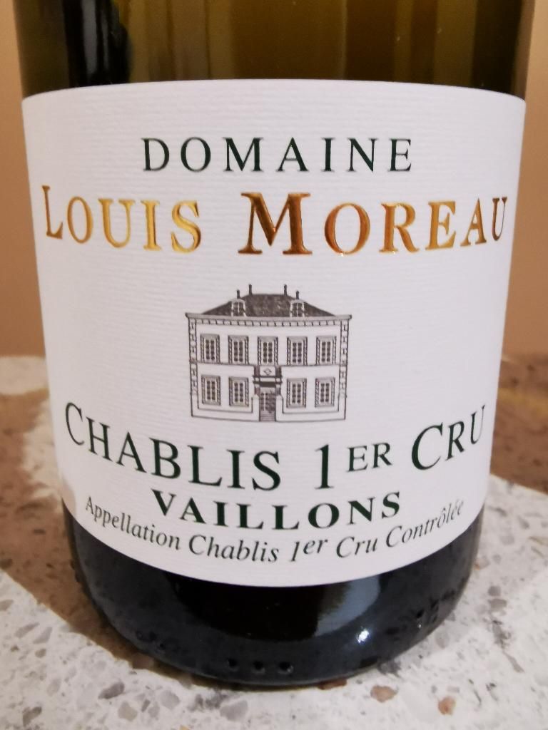 2020 Domaine Louis Moreau Chablis 1er Cru Vaillons, France, Burgundy ...