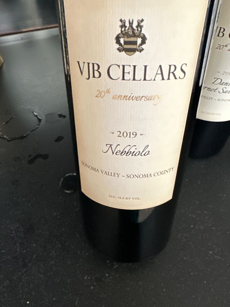 2019 VJB Nebbiolo, USA, California, Sonoma County, Sonoma Valley ...