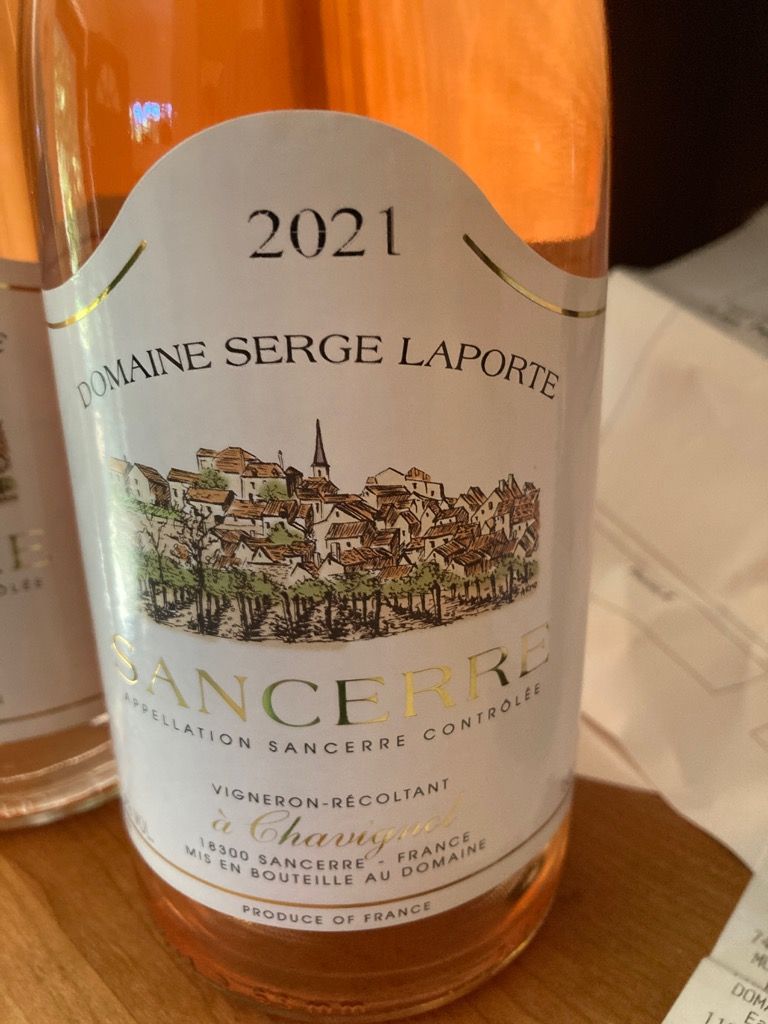 2021 Domaine Serge Laporte Sancerre Chavignol, France, Loire Valley ...