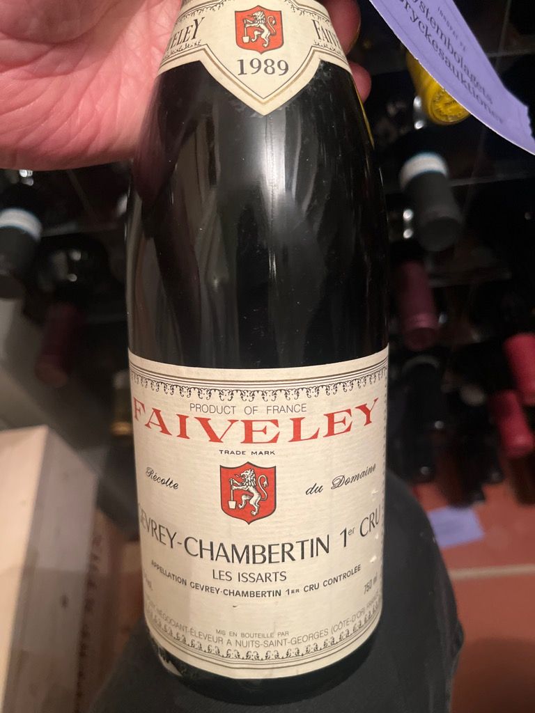 1989 Faiveley Gevrey-Chambertin 1er Cru Clos des Issarts, France ...