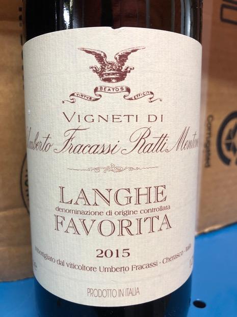 2014 Umberto Fracassi Langhe Favorita, Italy, Piedmont, Langhe, Langhe ...