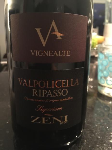 2014 Zeni Ripasso della Valpolicella Classico Superiore Vigne Alte ...