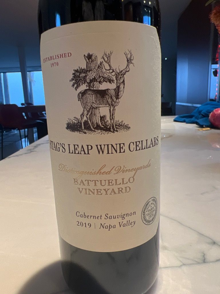 2019 Stag's Leap Wine Cellars Cabernet Sauvignon Distinguished ...
