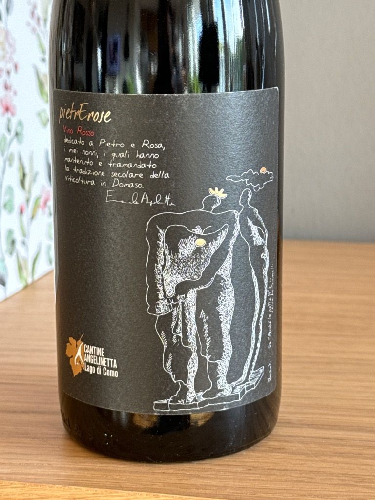 2020 Cantine Angelinetta Pietrerose Terre Lariane IGT, Italy, Lombardia, Terre Lariane IGT ...