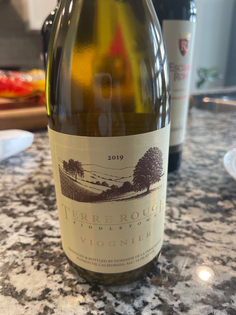 2018 Domaine de la Terre Rouge Viognier Fiddletown Vineyard Amador ...