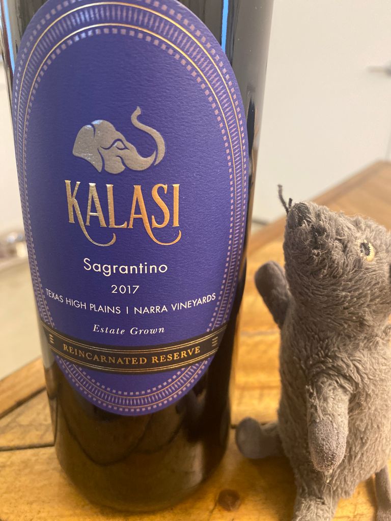 2017 Kalasi Cellars Sagrantino Reincarnated Reserve Narra Vineyards ...