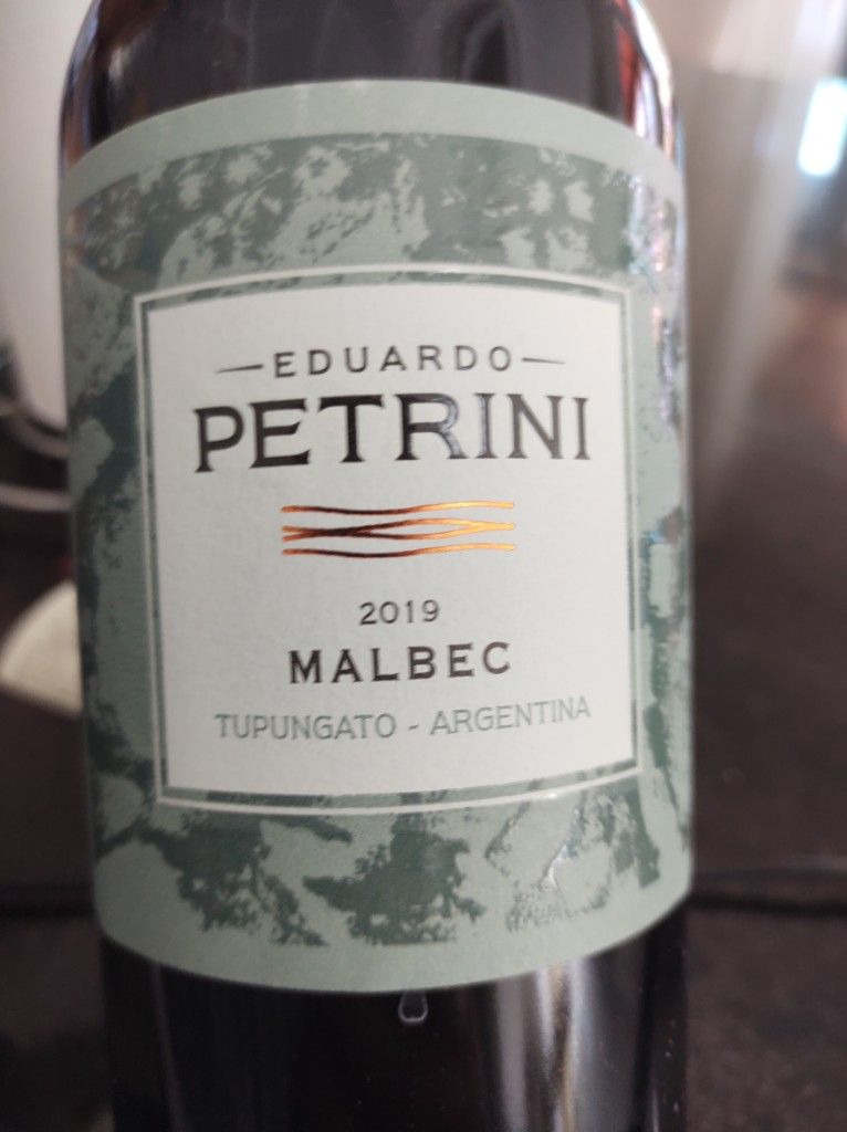 2019 Casa Petrini Malbec, Argentina, Mendoza, Valle de Uco, Tupungato ...