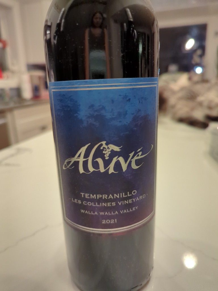 2021 Aluvé Tempranillo Les Collines, USA, Oregon, Columbia Valley ...
