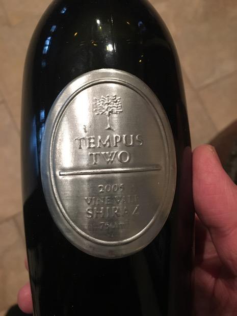 2000 Tempus Two Shiraz, Australia, New South Wales, Hunter Valley ...