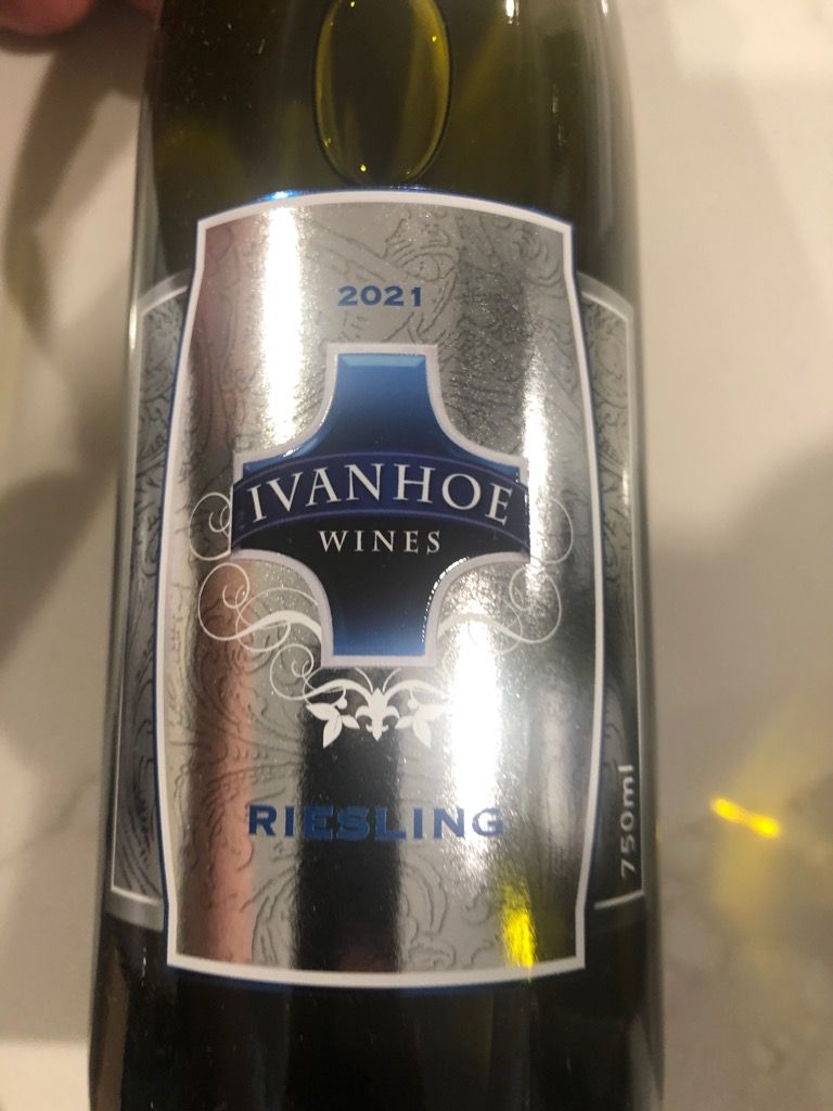 2021 Ivanhoe Wines Riesling, Australia, New South Wales, Hunter Valley ...