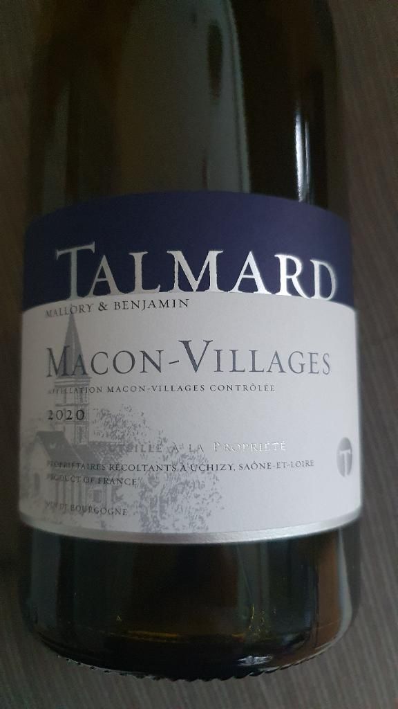 2021 Mallory and Benjamin Talmard Mâcon-Villages, France, Burgundy ...