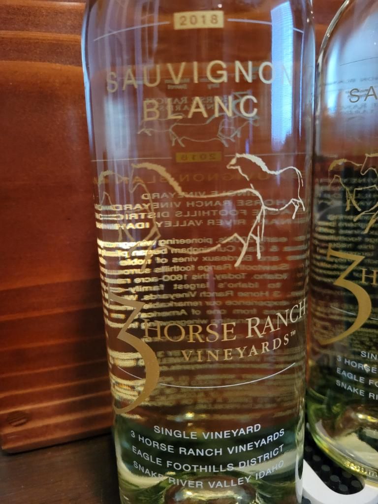2021 3 Horse Ranch Vineyards Sauvignon Blanc, USA, Idaho, Snake River ...