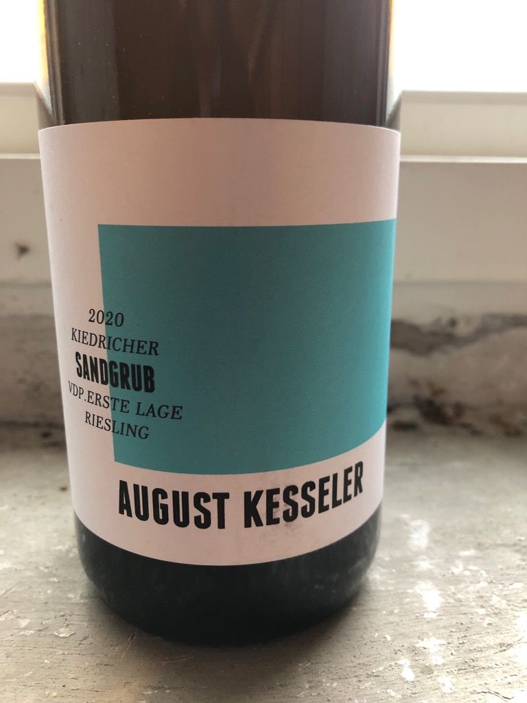 2021 August Kesseler Kiedricher Sandgrub Riesling Erste Lage, Germany ...
