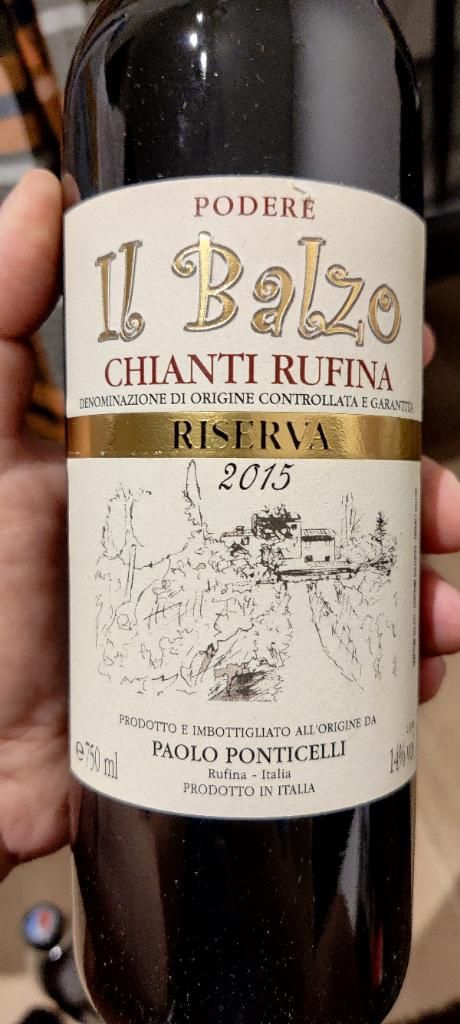 2017 Il Balzo Chianti Rùfina Riserva, Italy, Tuscany, Chianti, Chianti ...