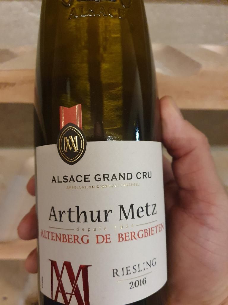 2016 Arthur Metz Riesling Altenberg de Bergbieten Cuvée Michel Léon ...