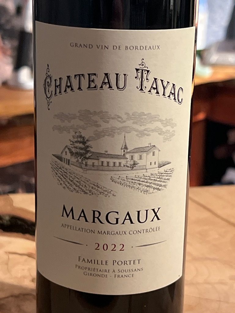 2022 Château Tayac Margaux, France, Bordeaux, Médoc, Margaux ...
