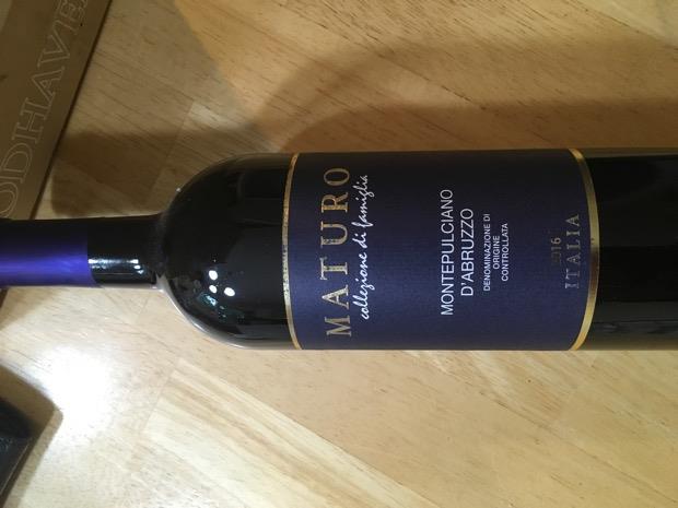 2017 Maturo Montepulciano d'Abruzzo, Italy, Abruzzi, Montepulciano d ...