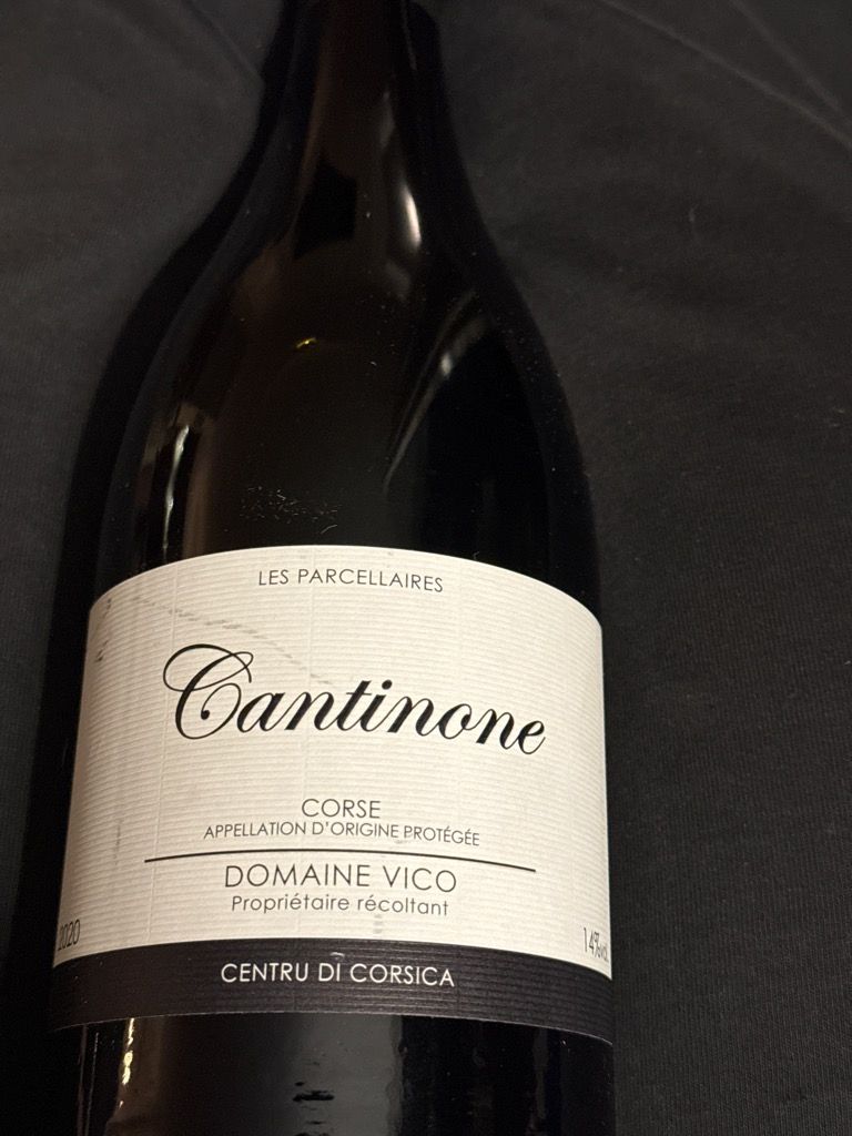 2020 Domaine Vico Corse Cantinone, France, Corsica, Corse - CellarTracker