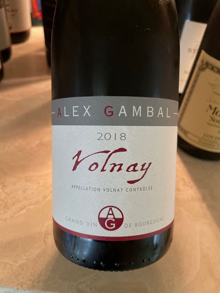 2018 Maison Alex Gambal Volnay, France, Burgundy, Côte de Beaune ...