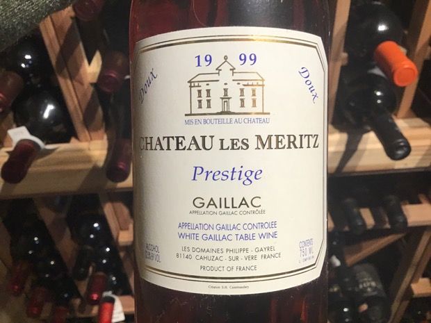 1998 Château les Meritz Gaillac Doux, France, Southwest France, Gaillac ...