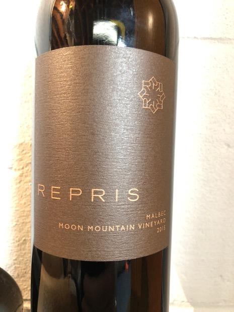 2015 Repris Malbec Moon Mountain Vineyard, USA, California, Sonoma ...