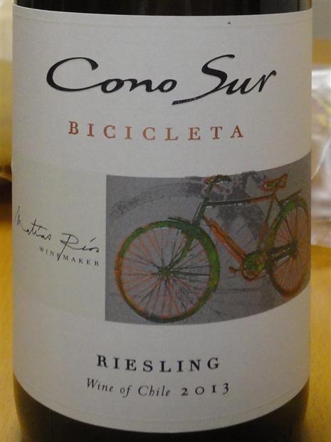 2012 Viña Cono Sur Riesling Bicicleta Bío-Bío Valley, Chile, Bío-Bío ...