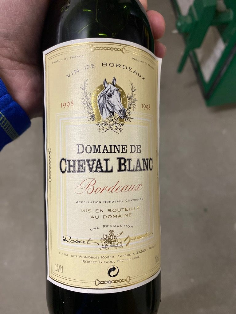 1999 Domaine du Cheval Blanc, France, Bordeaux - CellarTracker