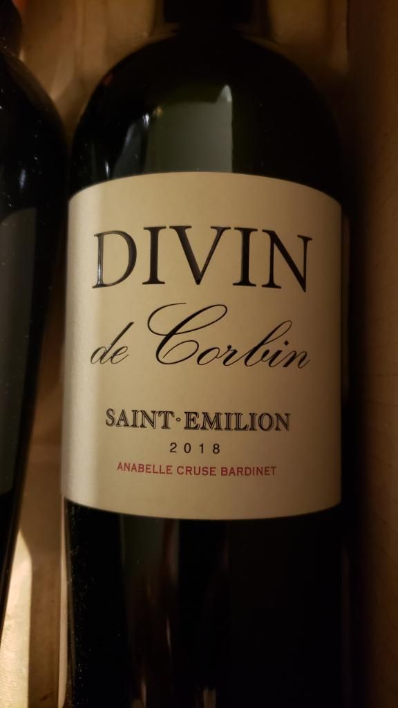 2018 Château Corbin Divin de Corbin, France, Bordeaux, Libournais ...