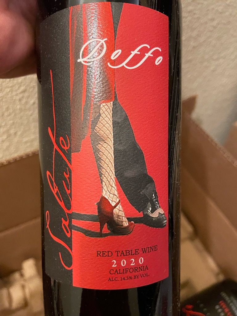 2020 Doffo Salute Red Table Wine, USA, California, South Coast ...