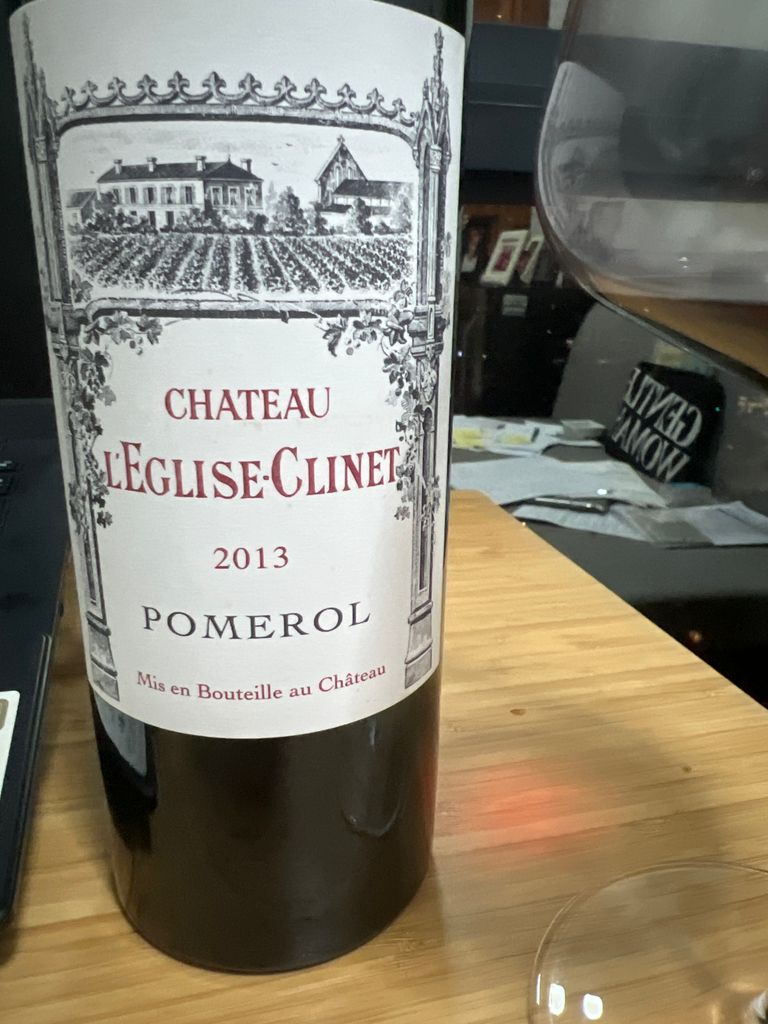 2013 Château L'Eglise-Clinet, France, Bordeaux, Libournais, Pomerol - CellarTracker