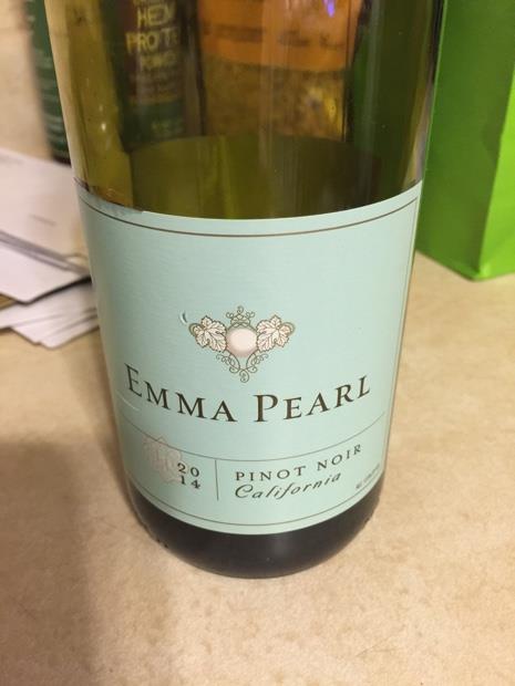 2014 Emma Pearl Pinot Noir, USA, California - CellarTracker