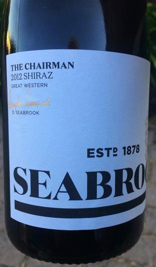 2012 Seabrook Wines Shiraz The Chairman, Australia, Victoria, Western ...