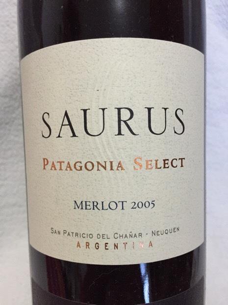 2005 Bodega Familia Schroeder Merlot Saurus Select, Argentina ...