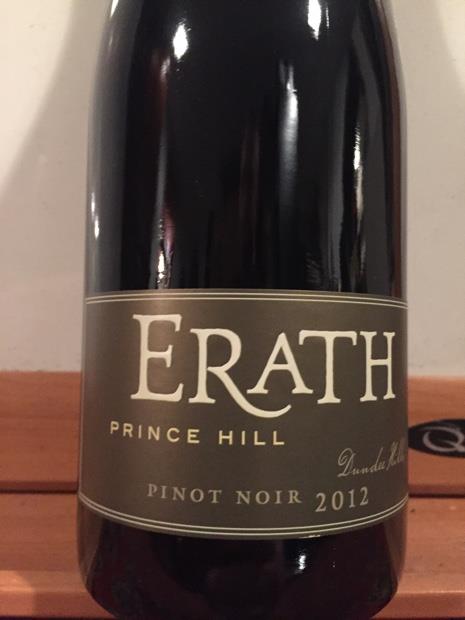 2014 Erath Pinot Noir Clone 115 Prince Hill, USA, Oregon, Willamette ...