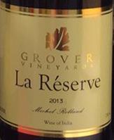 2014 Grover Zampa La Reserve Cabernet-Shiraz, India, Bangalore ...