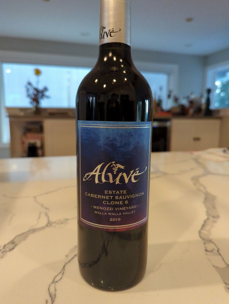 2019 Aluvé Cabernet Sauvignon Estate Clone 6, USA, Washington, Columbia ...