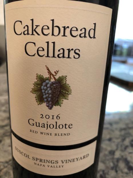 2016 Cakebread Cellars Guajolote Suscol Springs Vineyard, USA ...