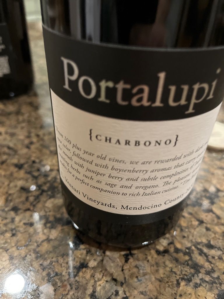 2020 Portalupi Charbono L. Venturi Vineyards, USA, California, North ...