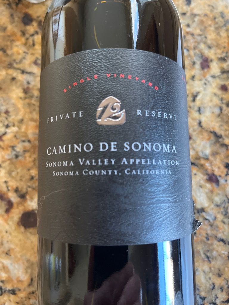 2021 Highway 12 Winery Camino de Sonoma Private Reserve, USA, California, Sonoma County, Sonoma ...
