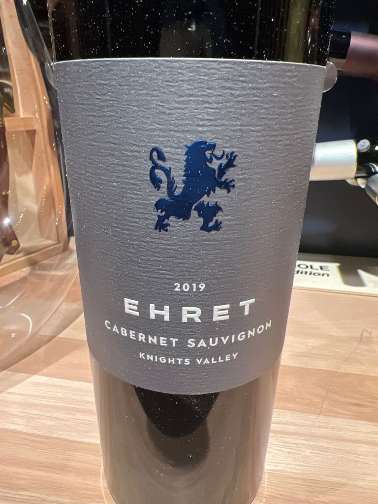 2019 Ehret Family Winery Cabernet Sauvignon, USA, California, Sonoma ...