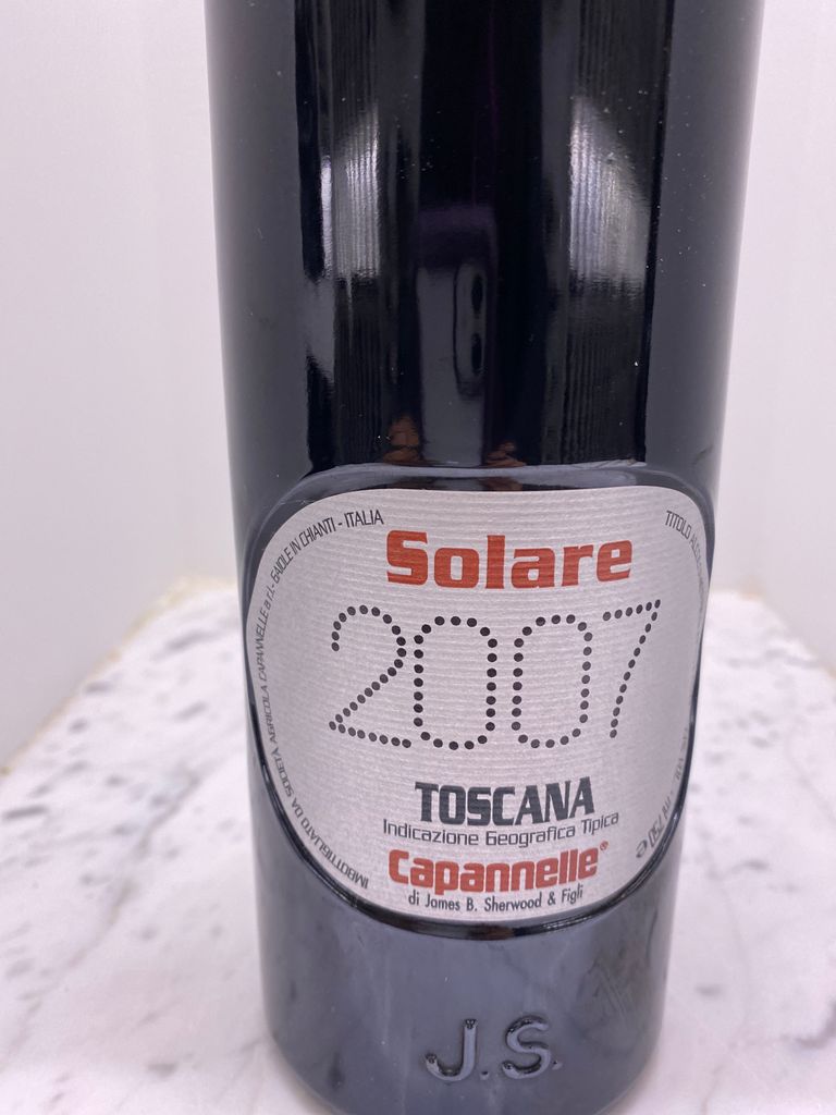 2007 Capannelle Solaré, Italy, Tuscany, Toscana IGT - CellarTracker