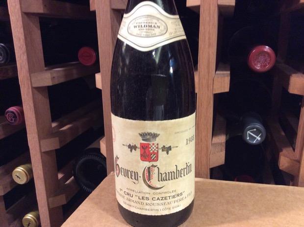 1985 Domaine Armand Rousseau Père et Fils Gevrey-Chambertin 1er Cru ...