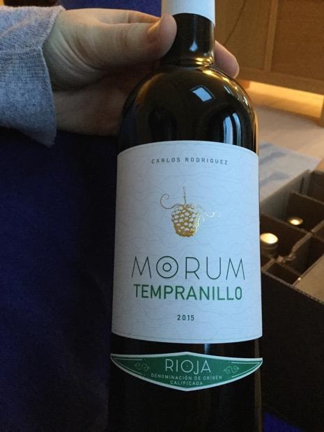 2015 Carlos Rodriguez Rioja Crianza Morum, Spain, La Rioja, Rioja ...